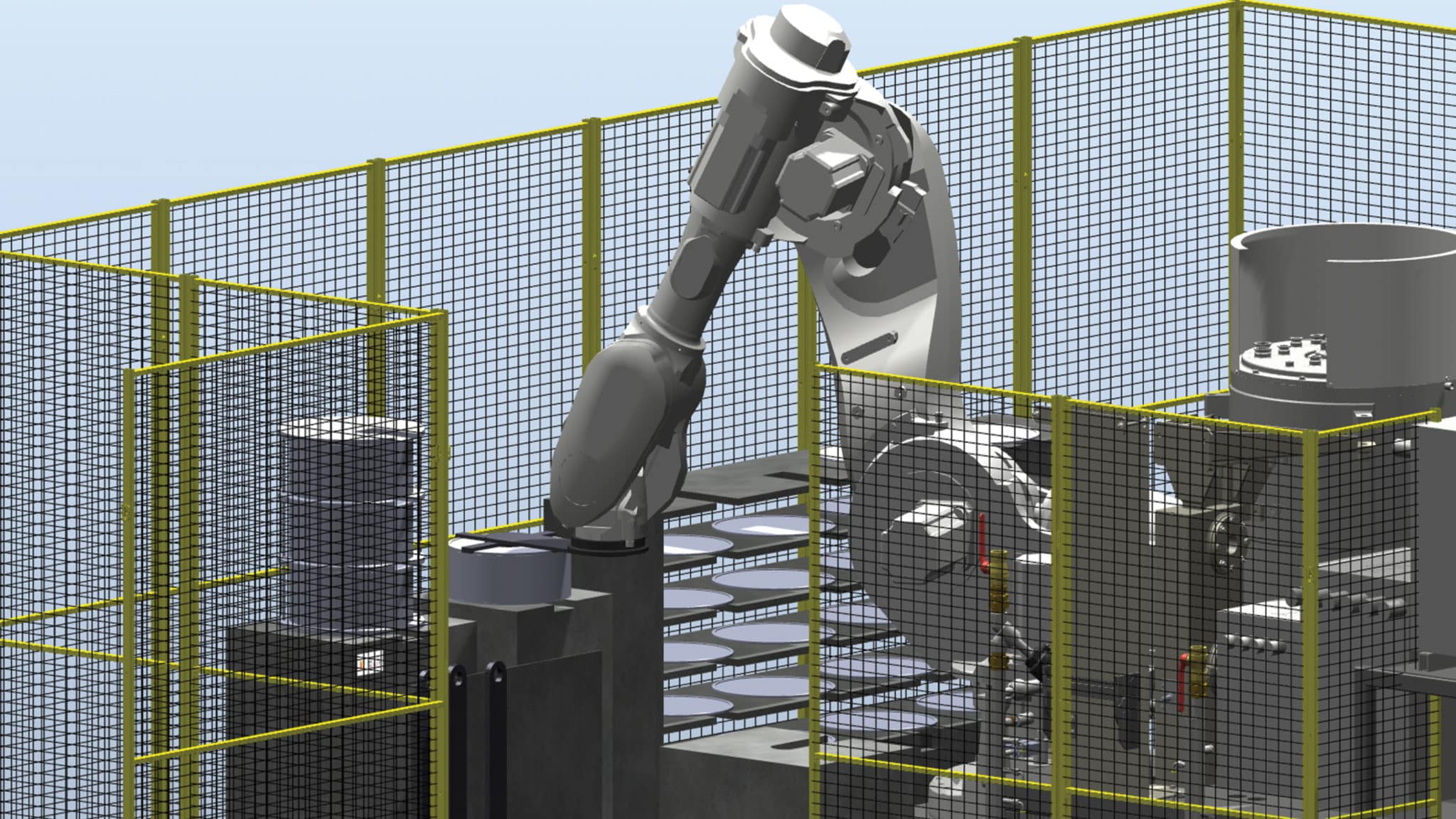 Robotized heat treatment operations | ECM Robotics