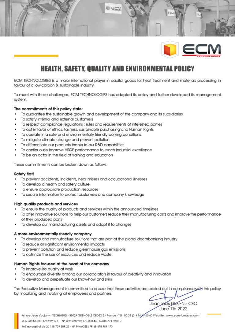 ECM Group - The World leading Industrial Furnace Company